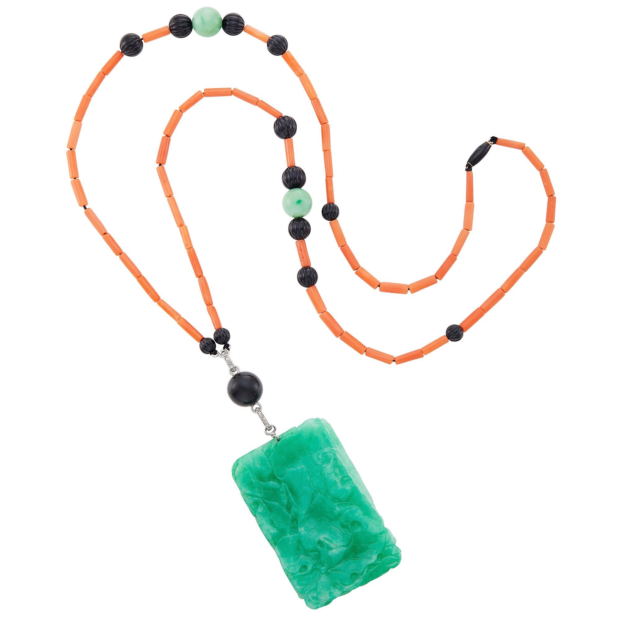 Cartier jade necklace store