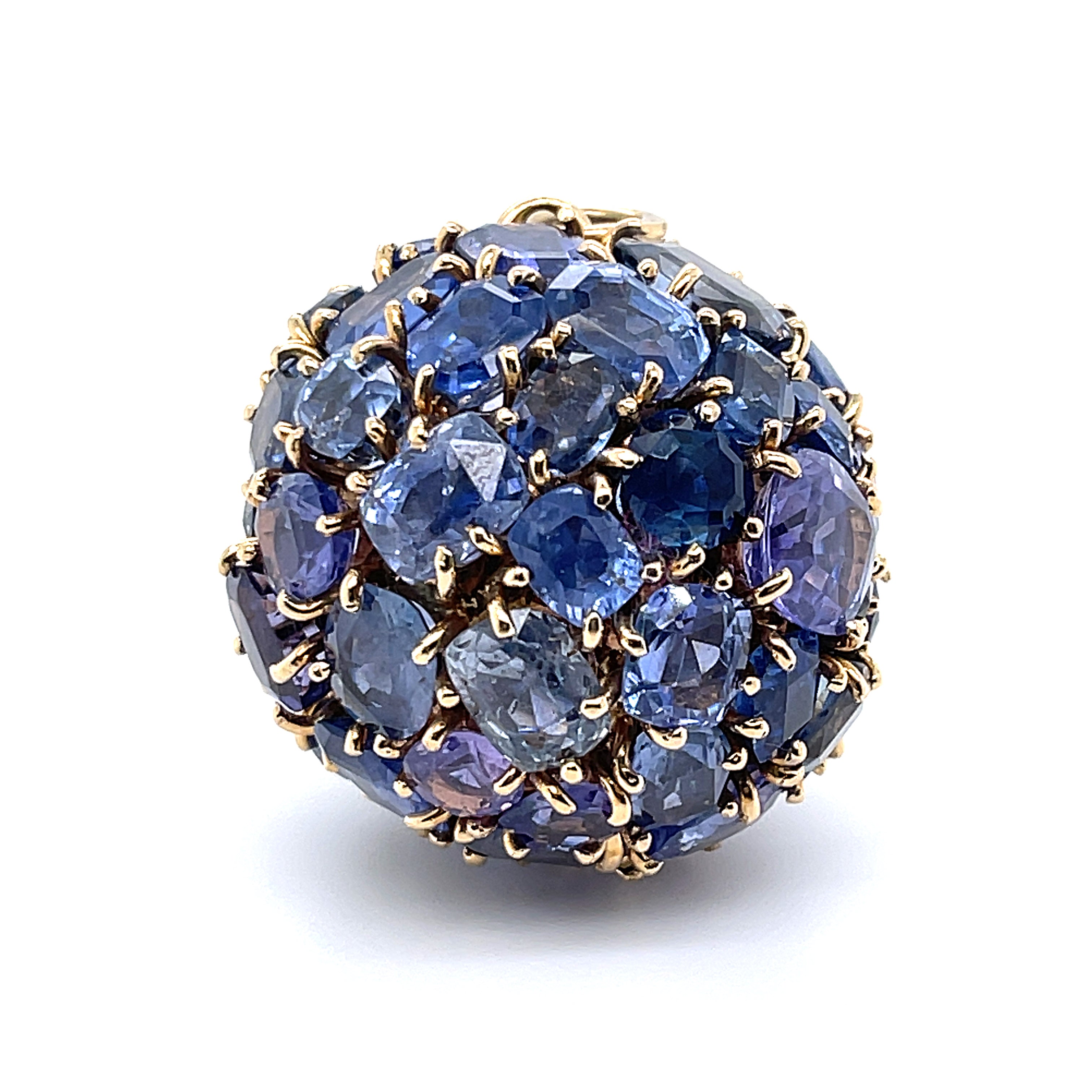 Sapphire Ball Pendant – Pamela Lipkin Collection