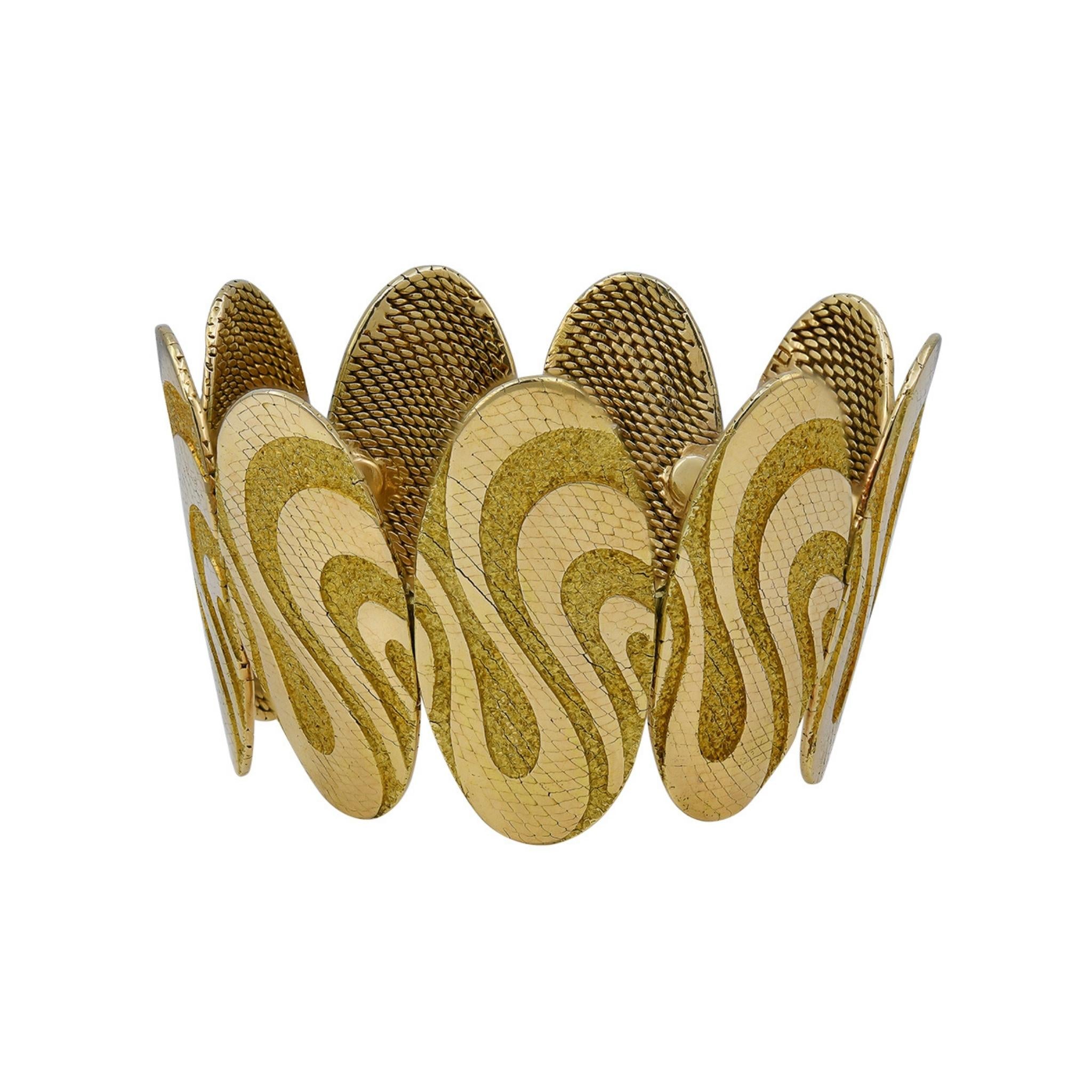 Georges Lenfant Van Cleef Waves Bracelet – Pamela Lipkin Collection