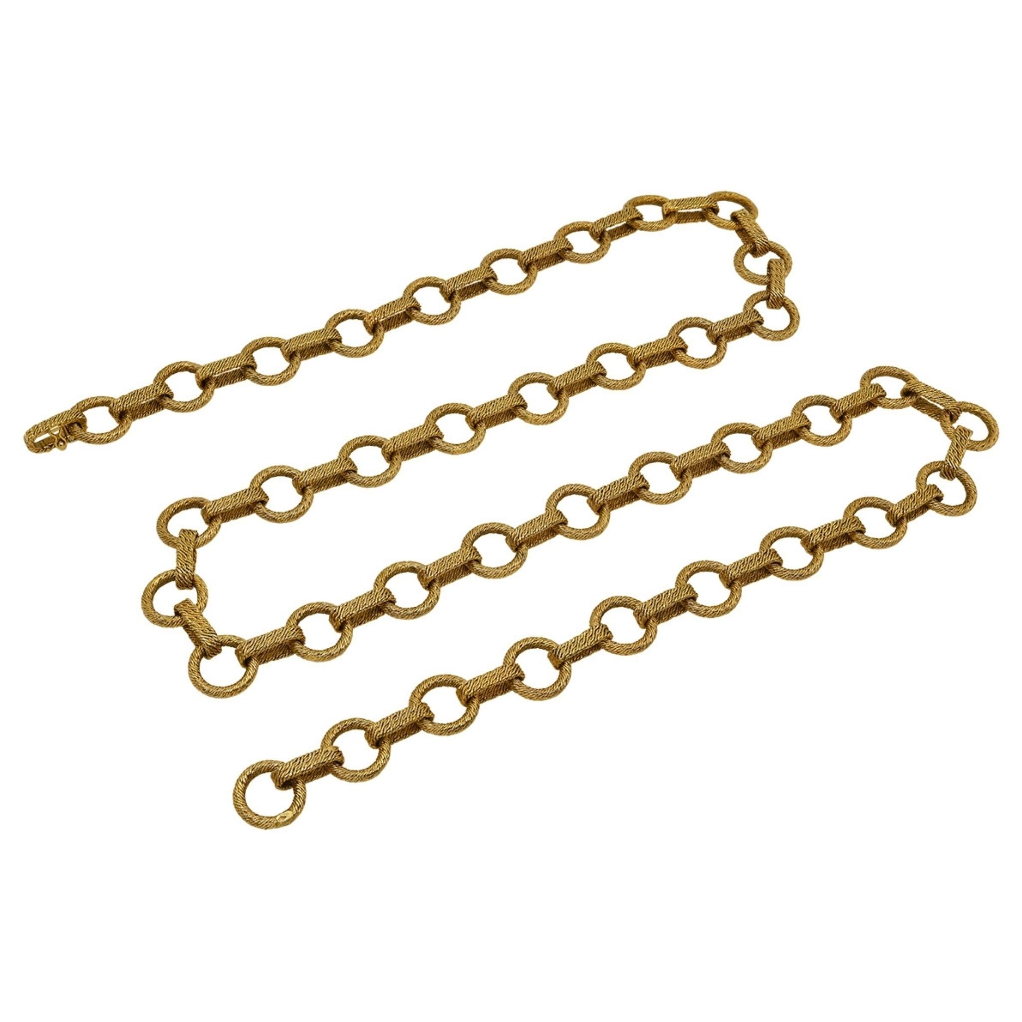 Georges Lenfant Fred Paris Long Chain Necklace – Pamela Lipkin Collection