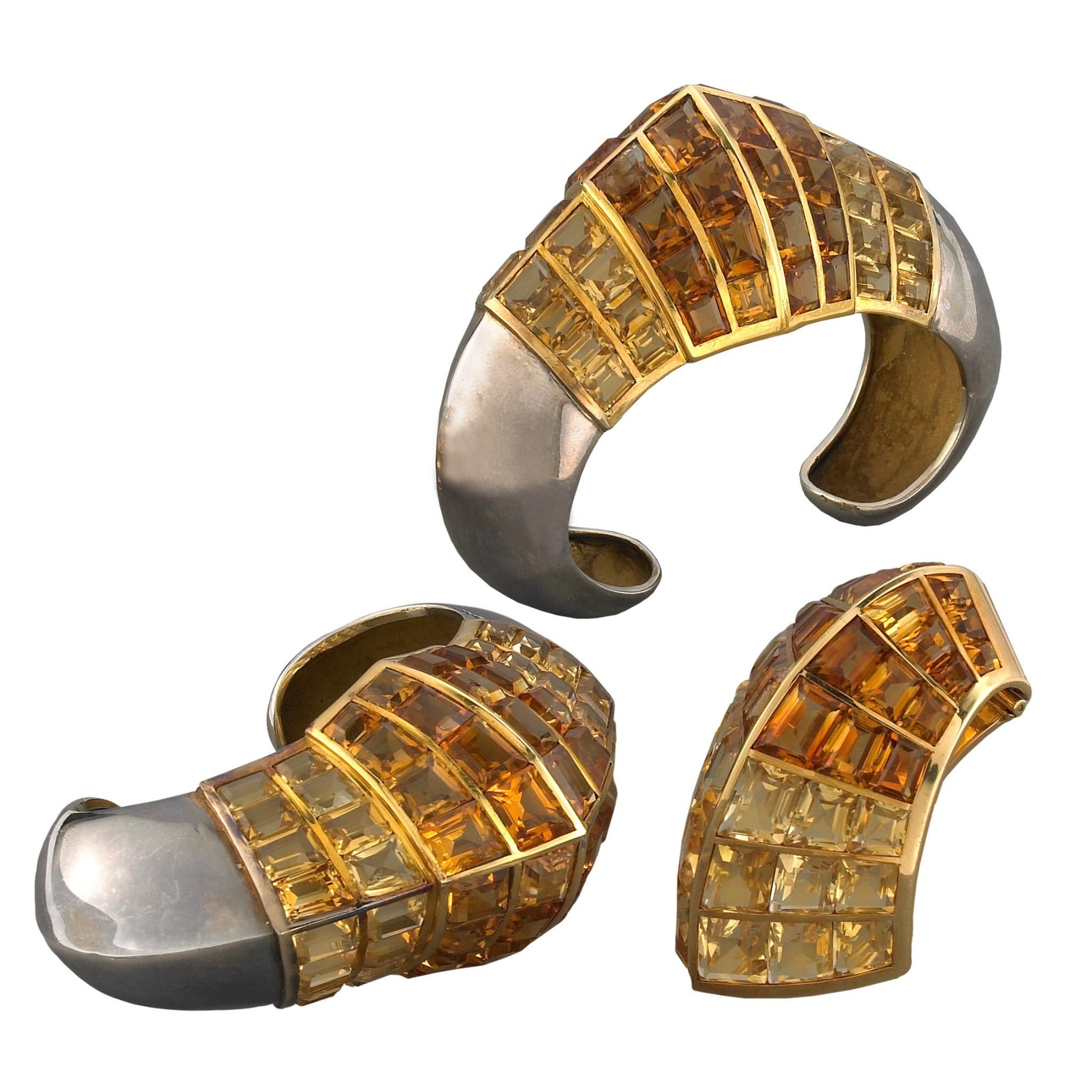 Belperron Boivin Jewelry Citrine Suite – Pamela Lipkin Collection